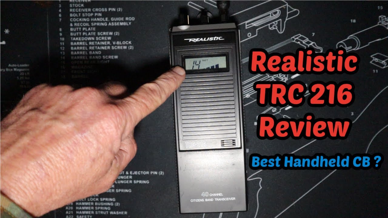 Realistic TRC 216 CB Walkie Talkie Range and Power Test w Review ...