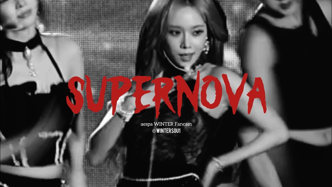 [SUPERNOVA - WINTER FANCAM ] 슈퍼노바 에스파 윈터 직캠 241117 KGMA - YouTube