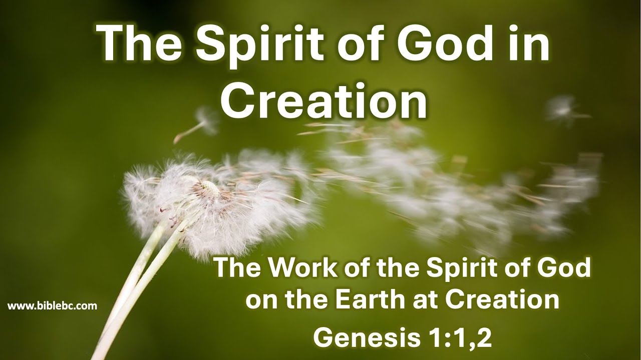 The Spirit of God in Creation - Part 1 - YouTube