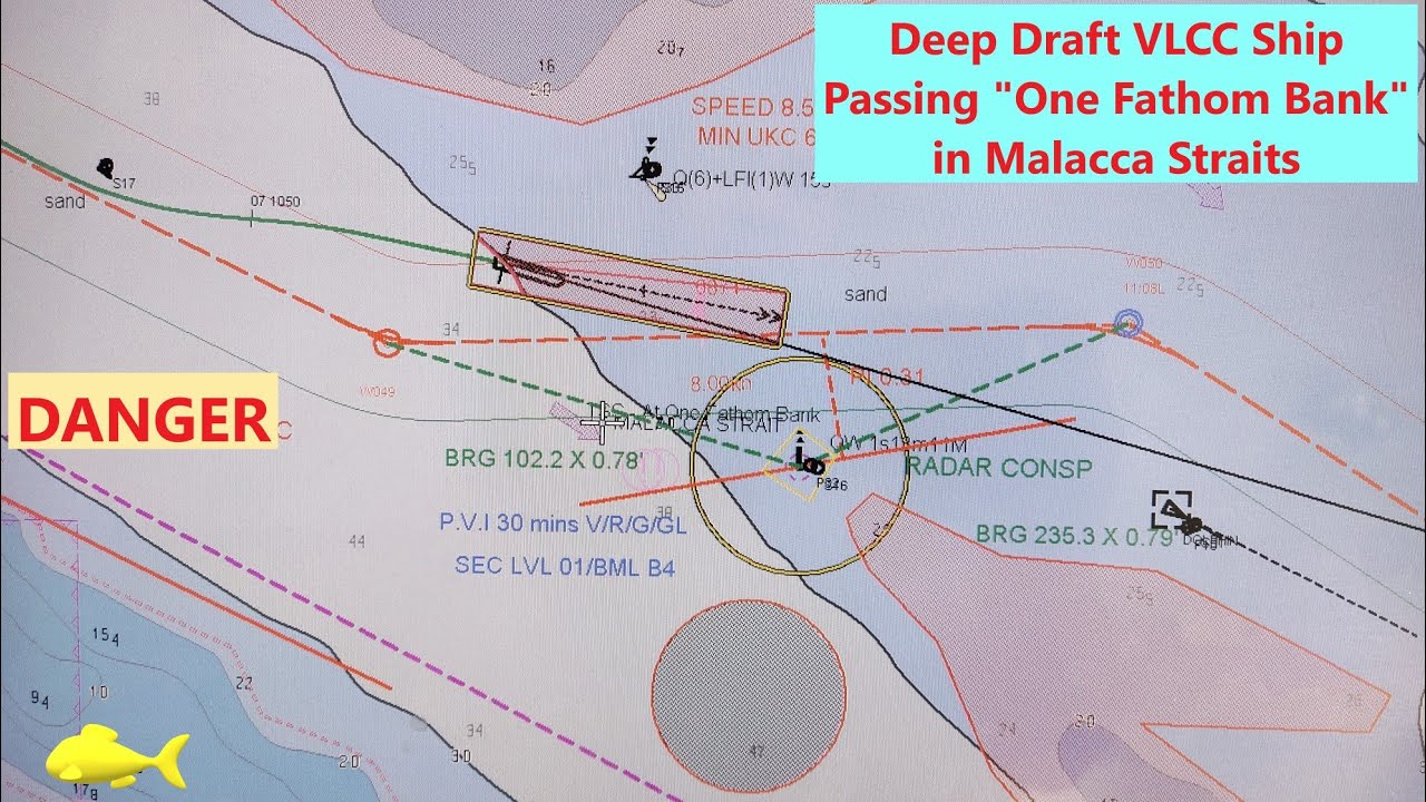 Transiting One Fathom bank, malacca straits - YouTube