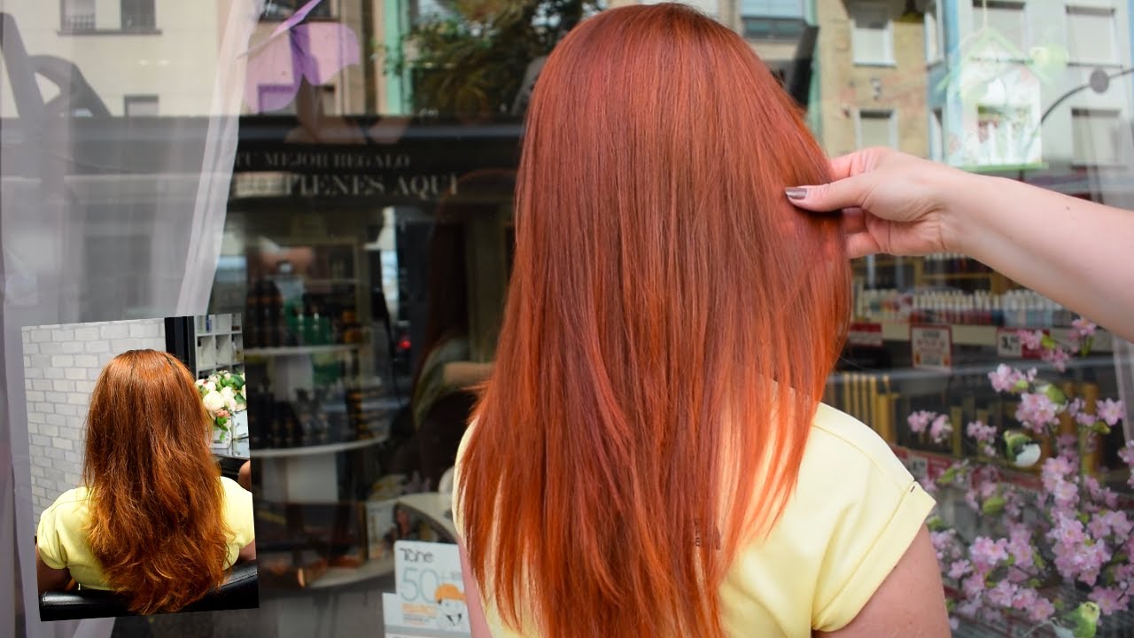 Como TeÑir El Cabello De Cobrizo Intenso Sin Decolorar Paso A Paso Copper Hair Tutorial