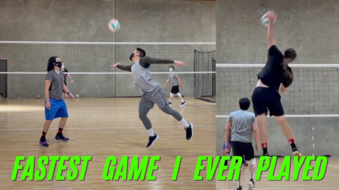 Fastest Volleyball Game I Ever Played - YouTube