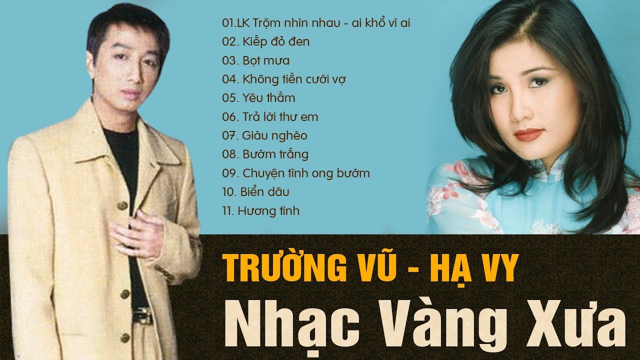 LK TRỘM NHÌN NHAU, AI KHỔ VÌ AI - TRƯỜNG VŨ, HẠ VY | SONG CA BOLERO HẢI ...