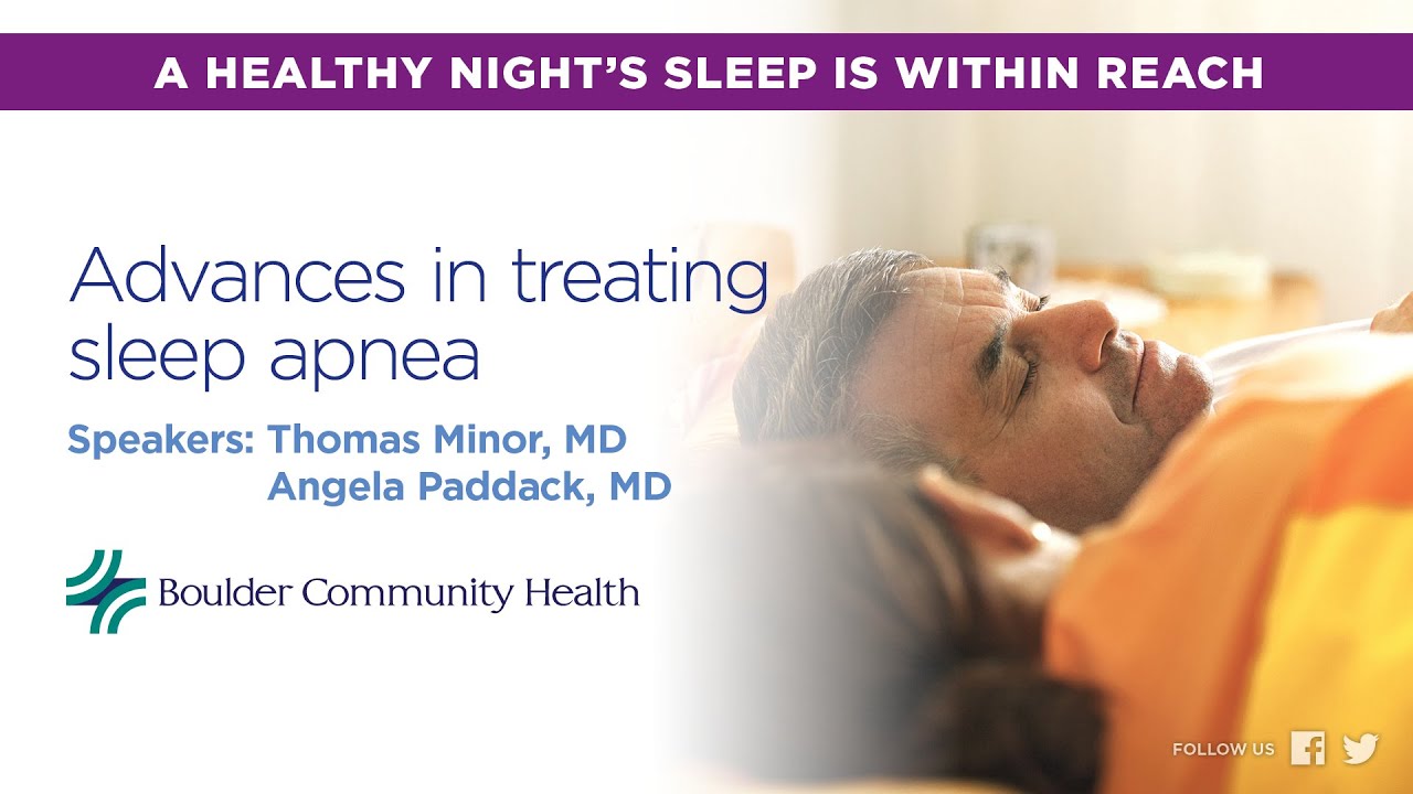 Advances in treating sleep apnea | BCH Lecture Jul-23 - YouTube