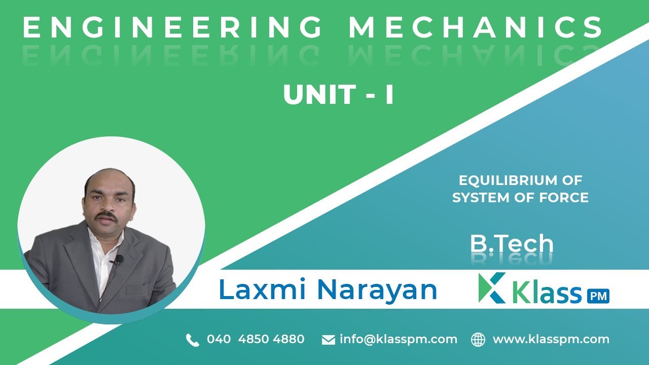 Equilibrium of system of force in Engineering mechanics | Mechanical ...