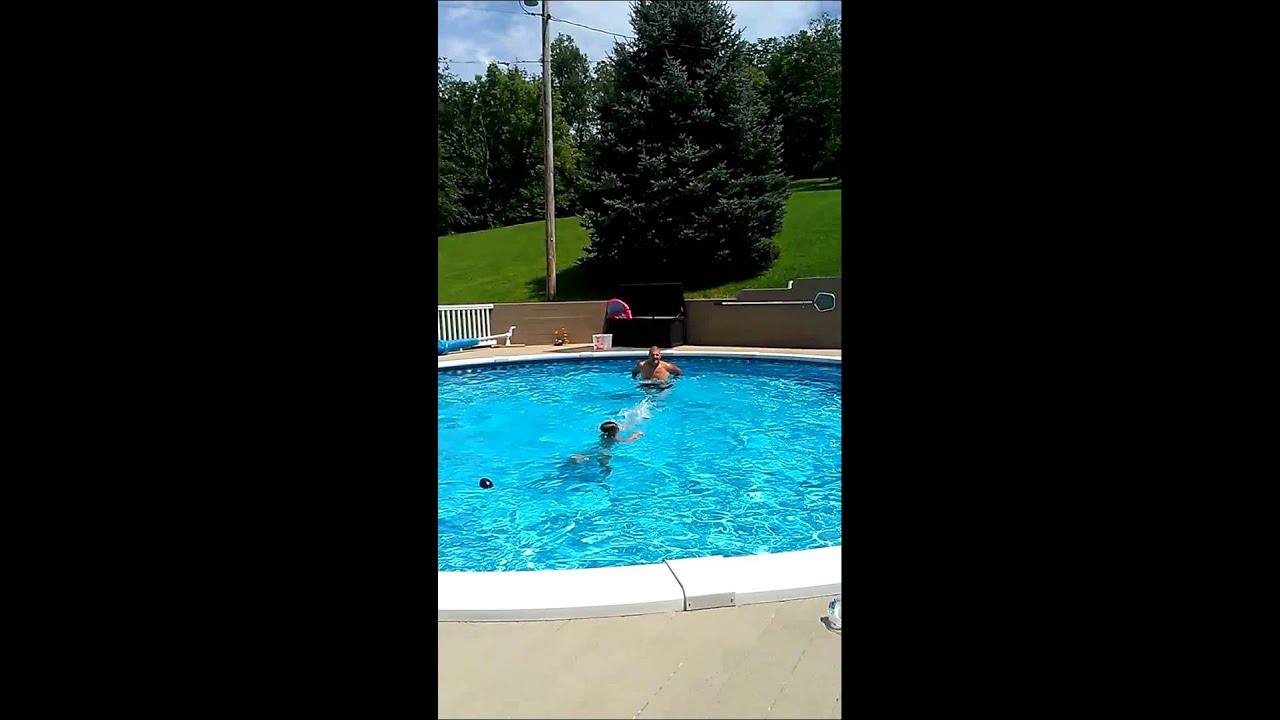 Cameron pool side - YouTube