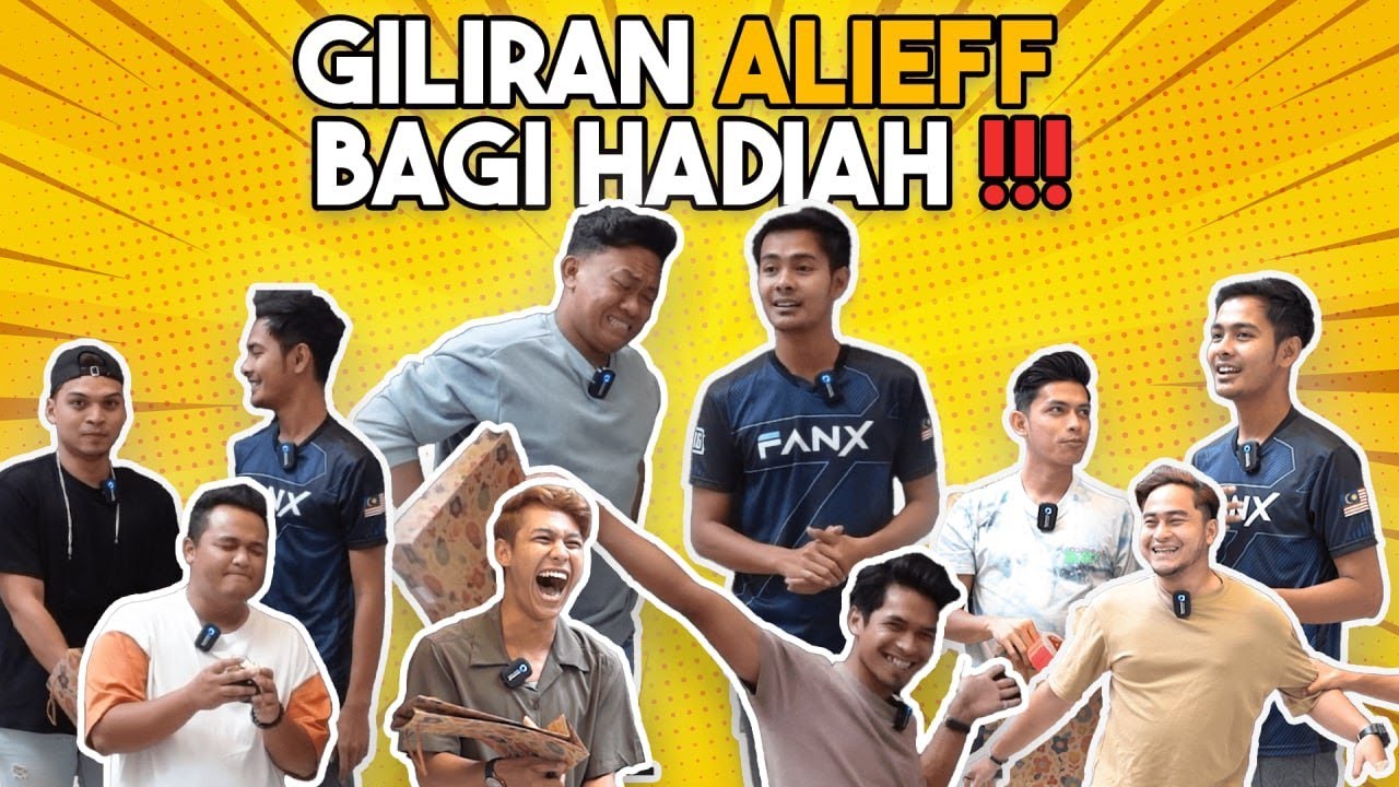 ALIEFF B4LAS HADIAH BIRTHDAY UNTUK AI TEAM !!! - YouTube