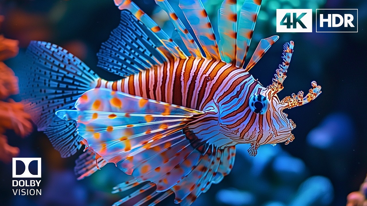 Vibrant OLED Demo 4K 60fps HDR Dolby Vision Sea Life - YouTube