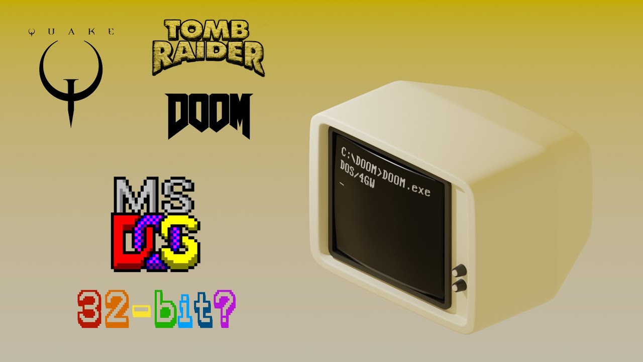 32-bit DOS Applications - YouTube