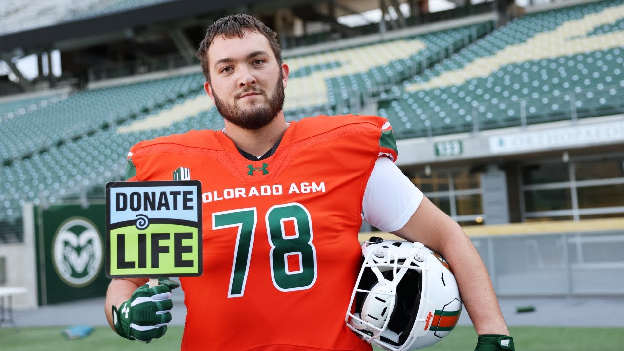 CSU Athlete Aaron Checked the Box to save and heal lives - YouTube