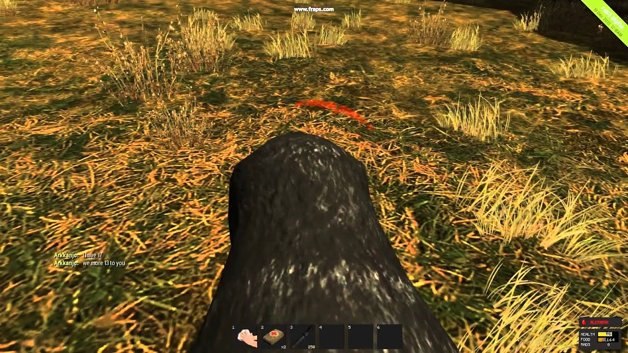 RUST - Getting killed by a wolf and falling through the world. To Duran ...