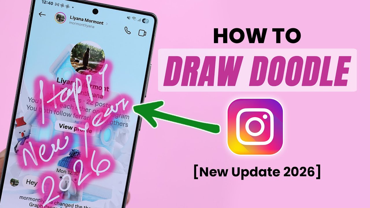 How to Draw Doodle in Instagram Chat! [2026] - YouTube