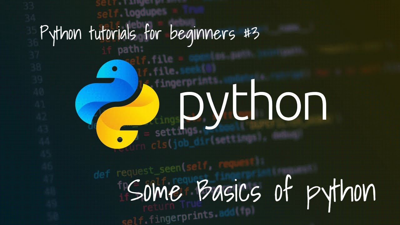 Python tutorials for beginners #3 \\ datatypes and their meaning ...