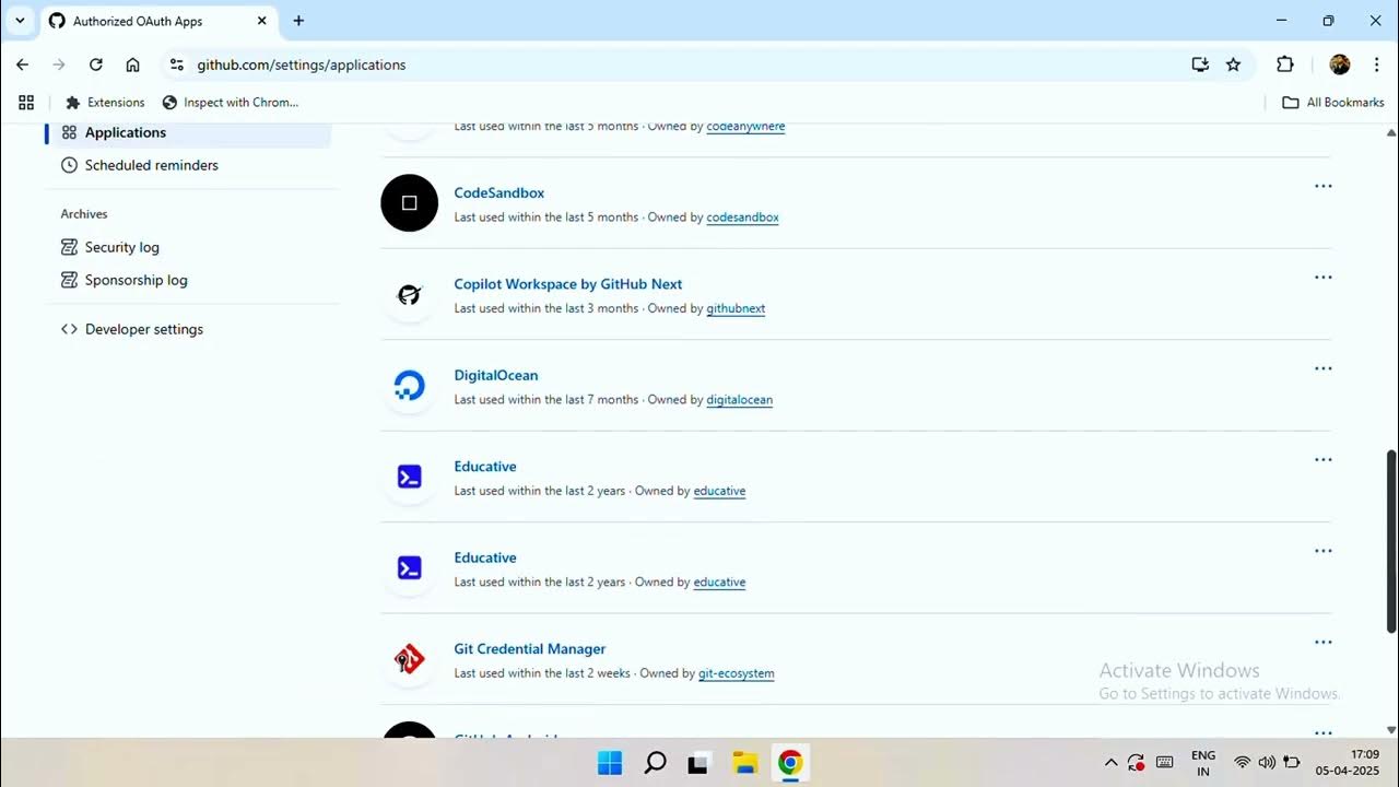 Github Apps | Github OAuth Apps | How to uninstall Github Apps | How to remove Github OAuth Apps ...