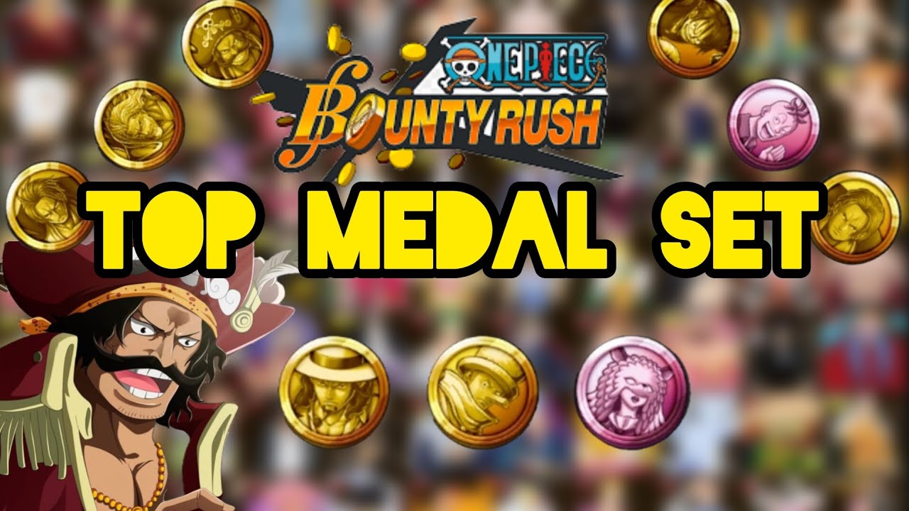 Top 13 medal sets in one piece bounty rush | OPBR Guide - YouTube