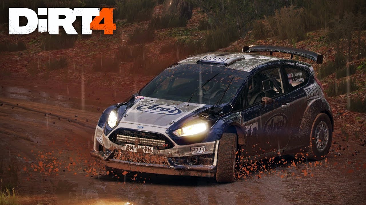 DiRT 4 - Multiplayer 1 - Rainy Day Rally! - YouTube