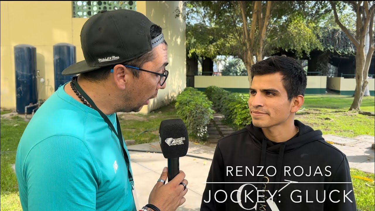 Conversamos con Renzo Rojas jinete de uno de los favoritos Gluck #GPLatino2024 - YouTube