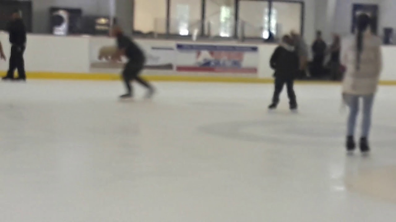 Me a my friends 12 birthday at the Stockton ice rink in oak park - YouTube