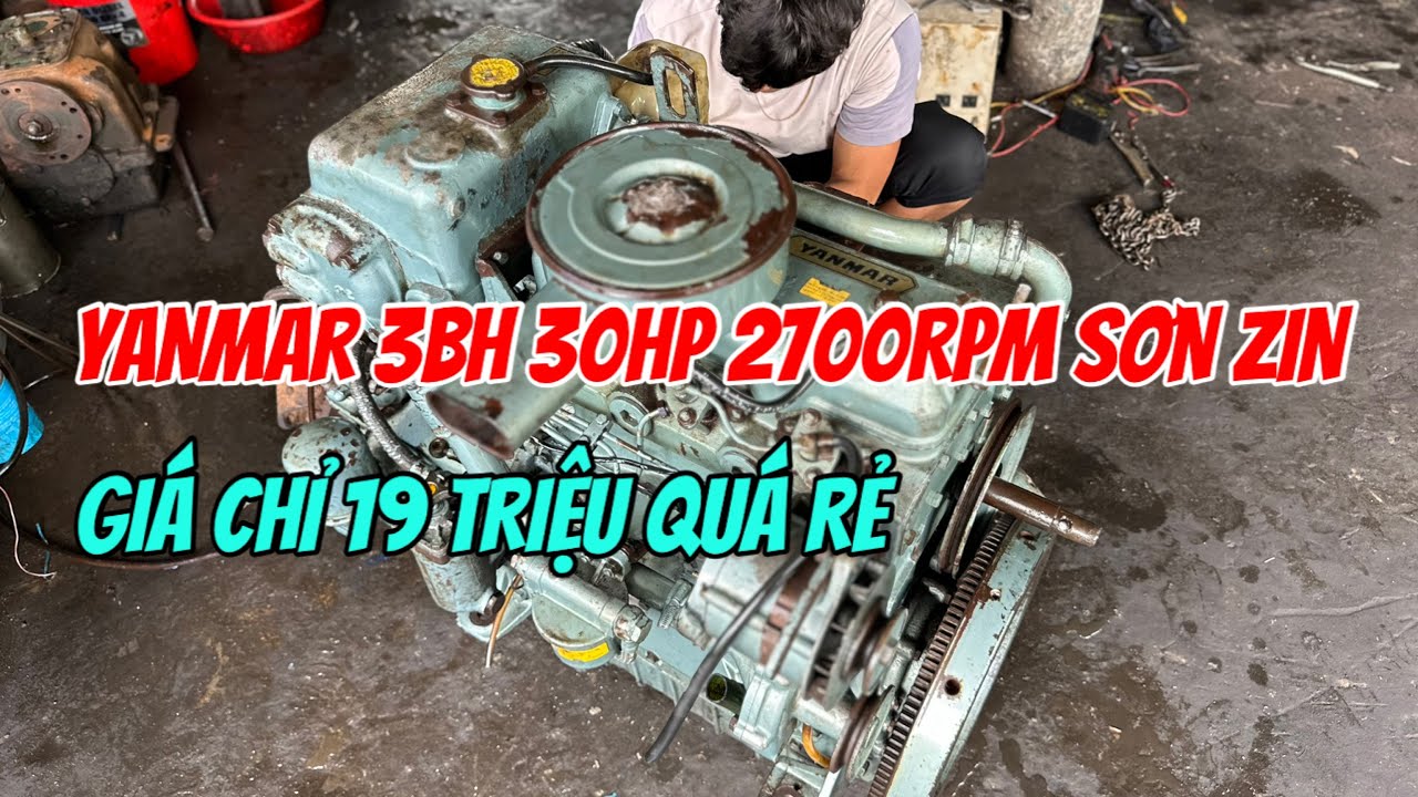 Bán Động Cơ Yanmar 3Bh 30hp 2700rpm Số 3.5 Chỉ 19Triệu 0966,435,335 Ẩn ...