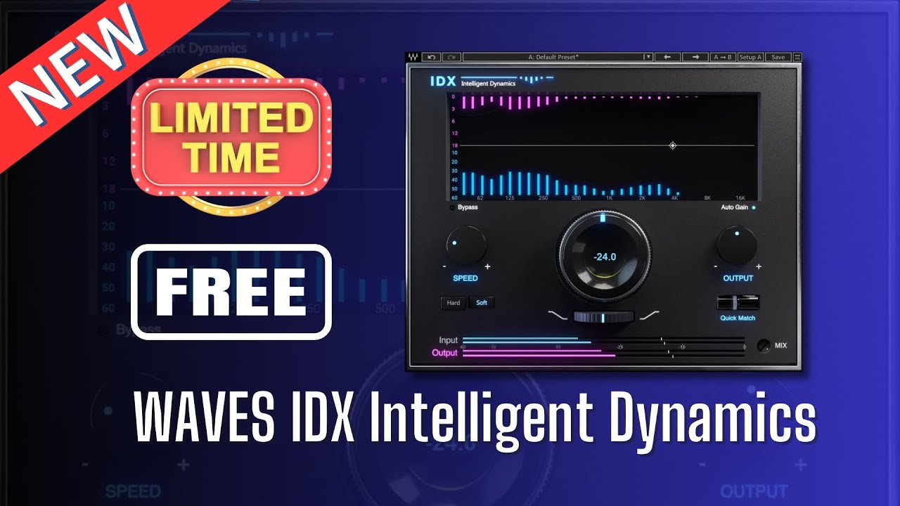 (BEST PLUGIN EVER!) FREE FOR LIMITED TIME! WAVES IDX Intelligent Dynamics - Sound Demo - YouTube
