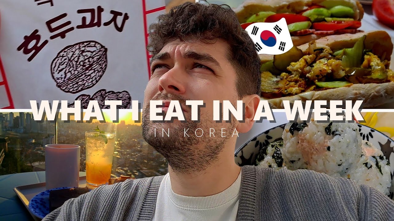 CE QUE JE MANGE PENDANT UNE SEMAINE (à Séoul) | VLOG EN CORÉE 2023 #1 ...