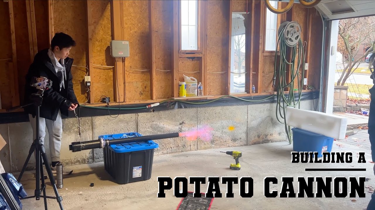 I built a potato cannon. - YouTube