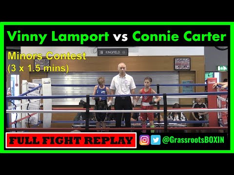 Vinny Lamport vs Connie Carter - Minors Contest - Guildford Amateur Boxing Tournament (10/09/23) TKO