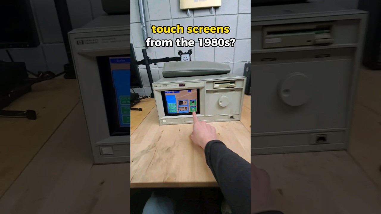 how did touch screens work..in 1980? #shorts - YouTube