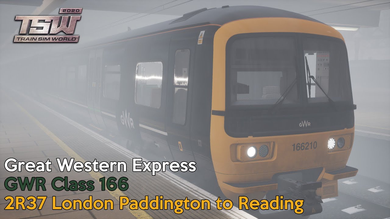 2R37 London Paddington to Reading - Great Western Express - GWR Class ...