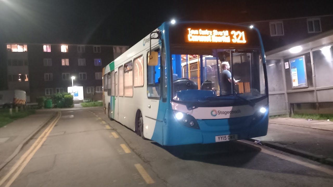 Onboard Stagecoach Bus 37327 (YY15 OWR) | ADL Enviro200 | Route 321 ...