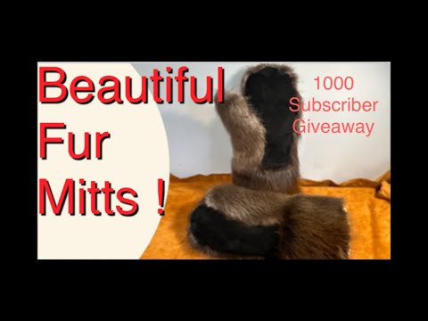 1000 Subscribers Giveaway!!Beaver Gauntlets ! How To Make Amazing Fur ...