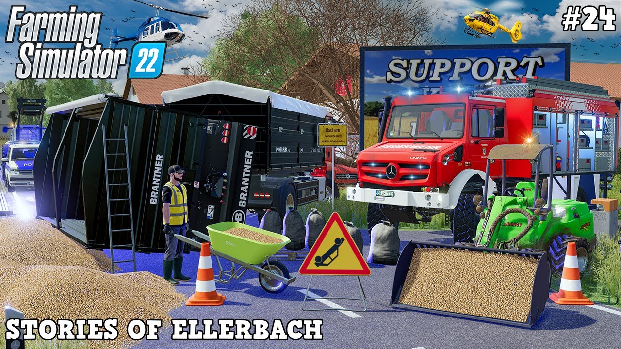 BIG ACCIDENT next to the FARM with @TheCamPeRYT! 😥🚒🚜💨 | Ellerbach ...