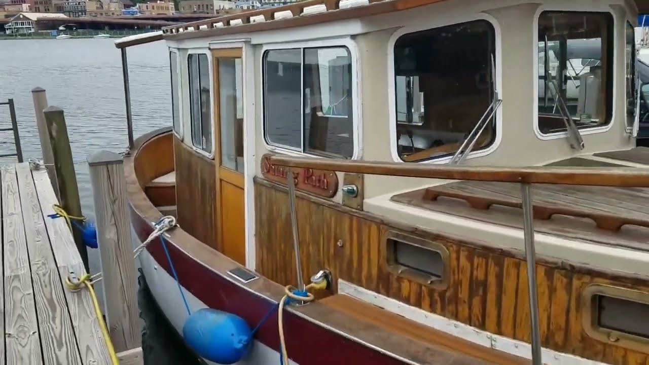 Ep:1 Random Interesting Boats | A Double-Ender Trawler - YouTube