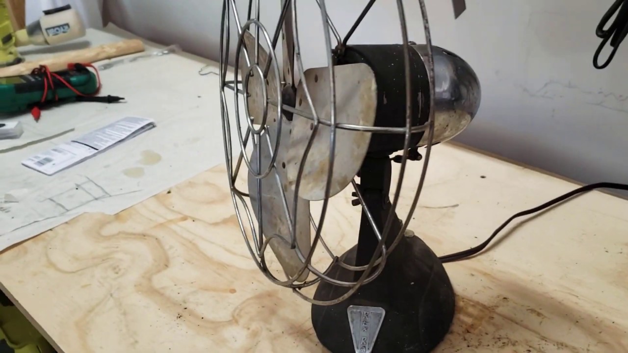 Rewired an old Rex Ray fan - YouTube