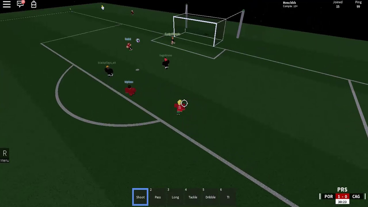 Roblox PRS - Henchhh vs CAG - All Touches - Midfielder Highlights - YouTube
