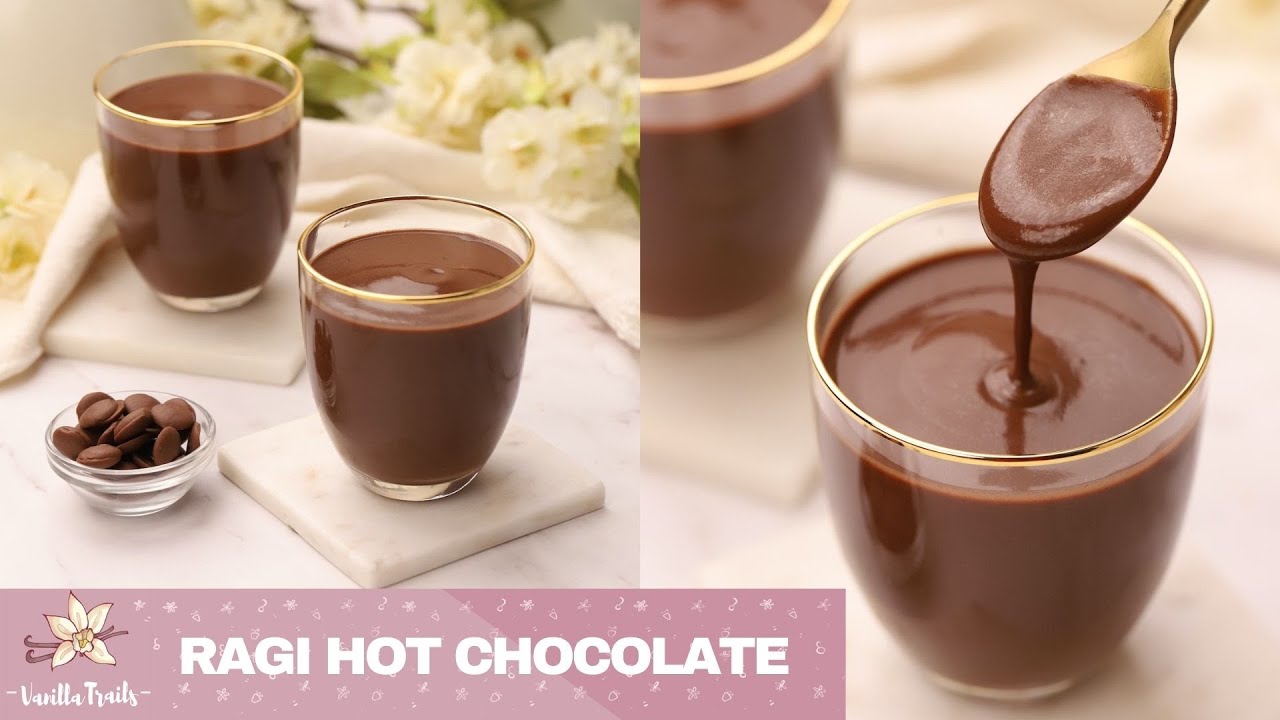 Easy Ragi Hot Chocolate sweetened with jaggery. Creamy, nutritious ...