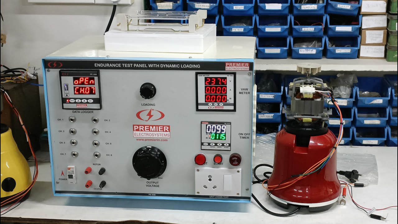 Mixer Testing- Endurance, Dynamic Loading, Temperature Rise All in One ...