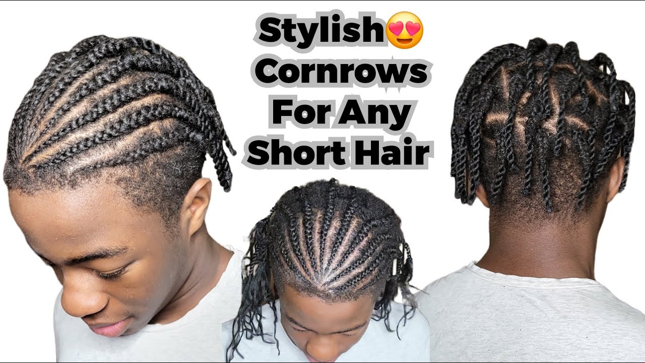 Cornrows On 4C Hair | Cornrows Hairstyle For Men - YouTube