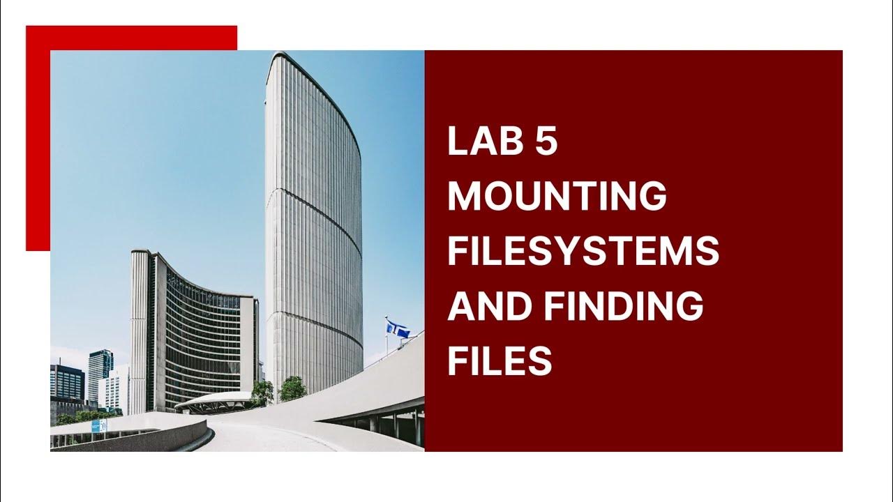 TUGAS SYSADMIN . Redhat LAB 5(MOUNTING FILE SYSTEMS AND FINDING FILES) - YouTube