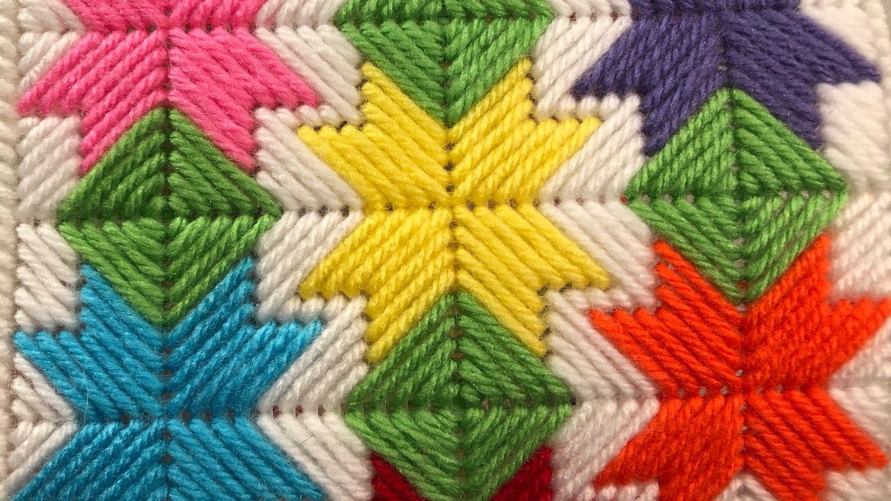 🟩 STAR ⭐️ | Full Tutorial | Plastic Canvas - YouTube