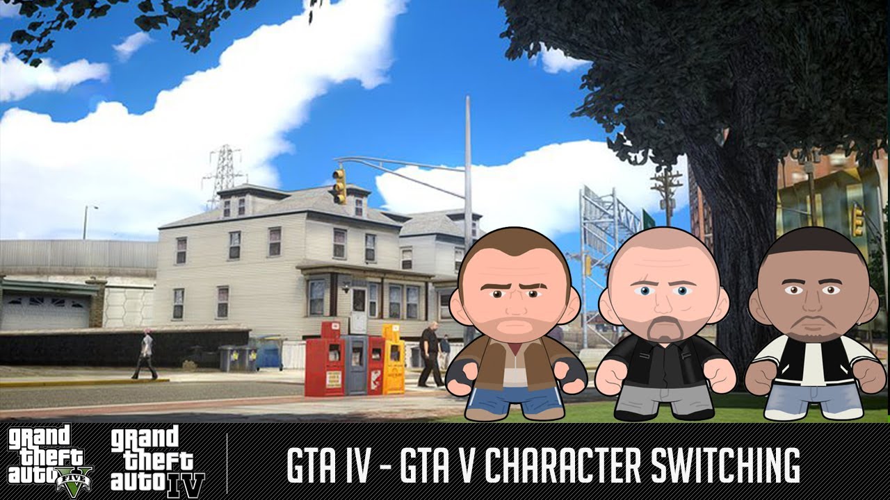 GTA IV - GTA V Character Switching [Troca de Personagens] - YouTube