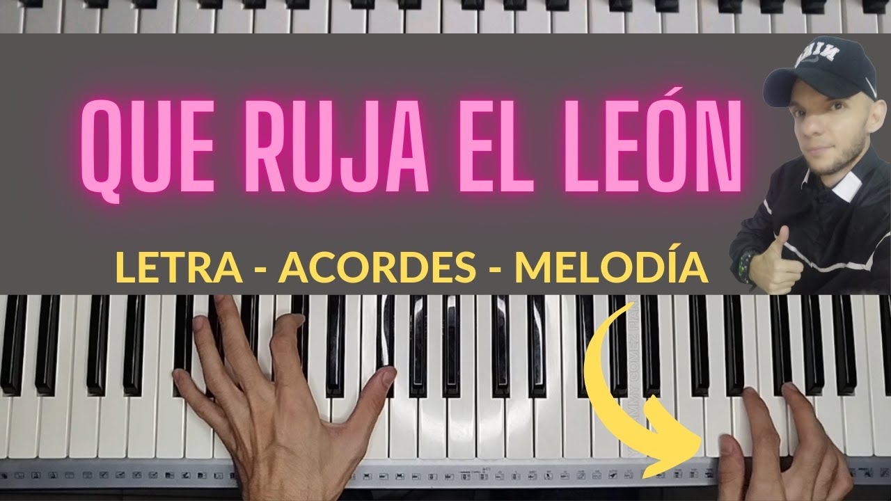 Aprende a tocar esta Adoración - QUE RUJA EL LEÓN - Muy Fácil [Paso a ...