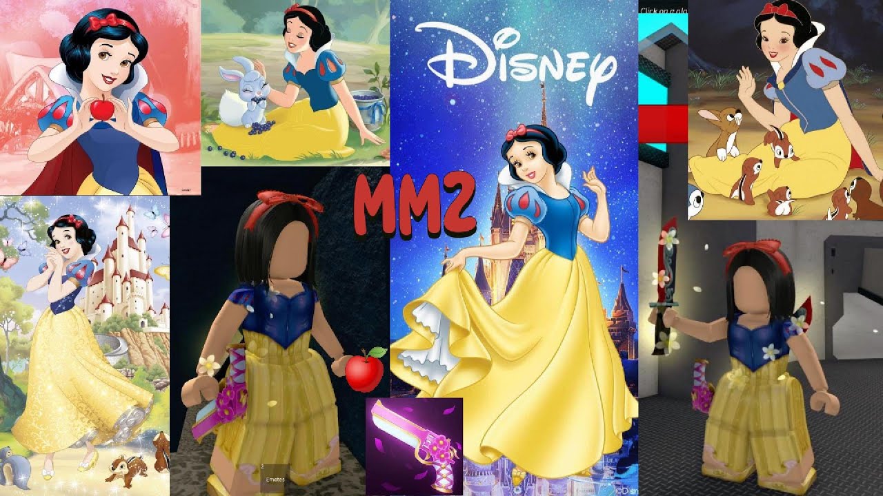 Playing MM2 as Snow White + GAMEPLAY *lofi music* ♡︎ Murder Mystery 2 ...