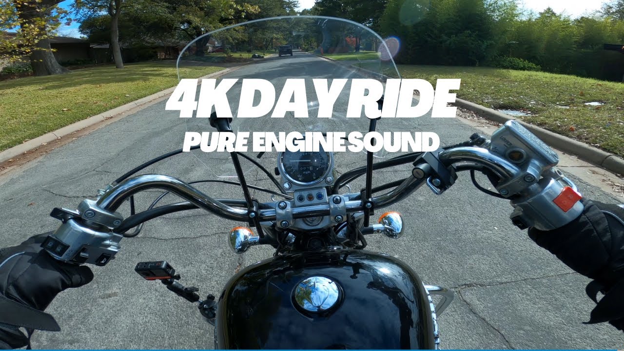 Day Ride - 4K - 1100cc Pure Engine Sound - YouTube