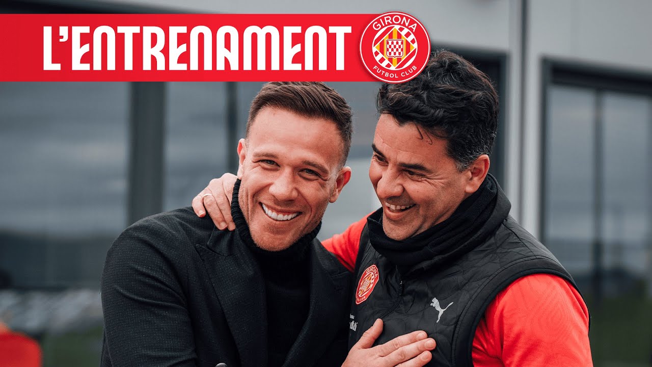👋 LA VISITA D'ARTHUR A L'ENTRENAMENT | GIRONA FC - YouTube