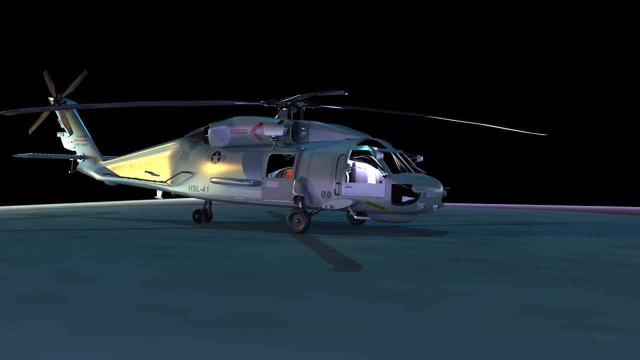 Helicopter Animation from Maya - YouTube