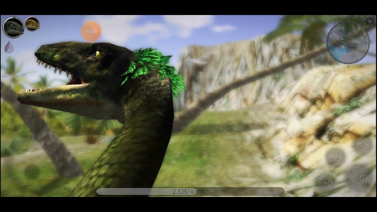 killing the komodragon ...sort of|ultimate raptor simulator 2| #2 - YouTube