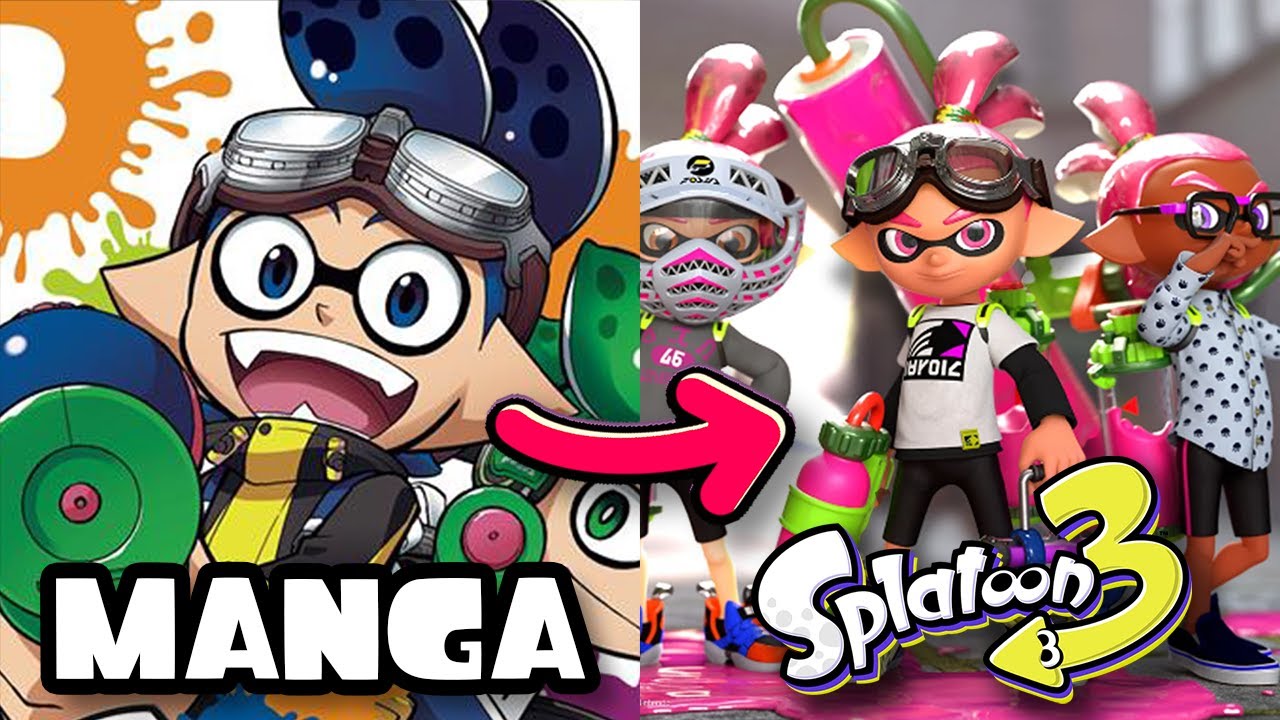 Becoming MANGA Characters In Splatoon 3 - YouTube