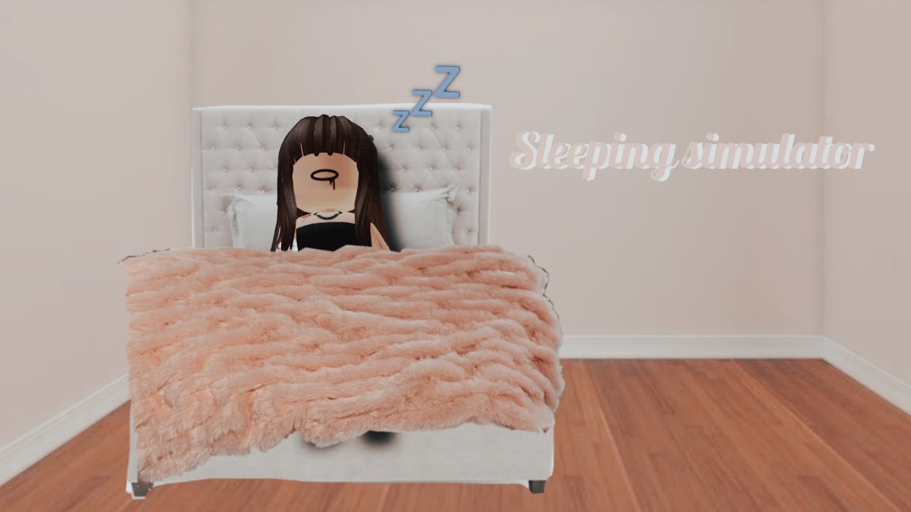 we slept a lot 😴🤍| sleeping simulator|roblox - YouTube