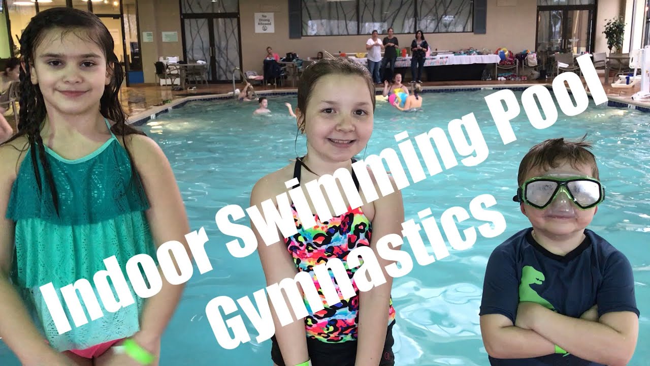 Indoor Pool Swimming Gymnastics - YouTube